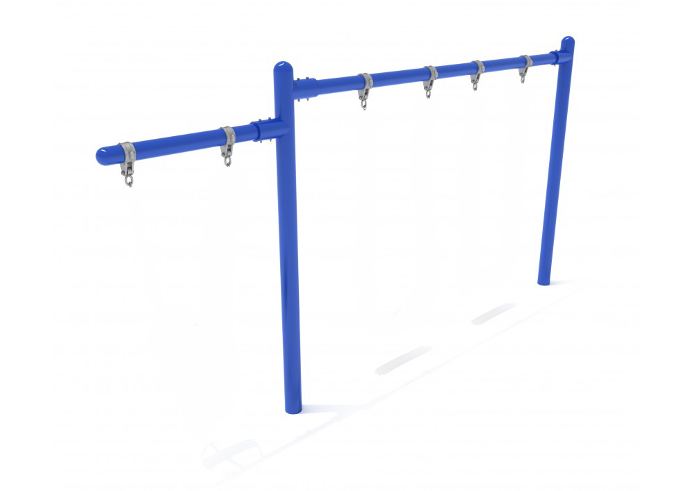 1-Bay 1-Cantilever Single Post No Swing - Frame With Hangers Only – The ...