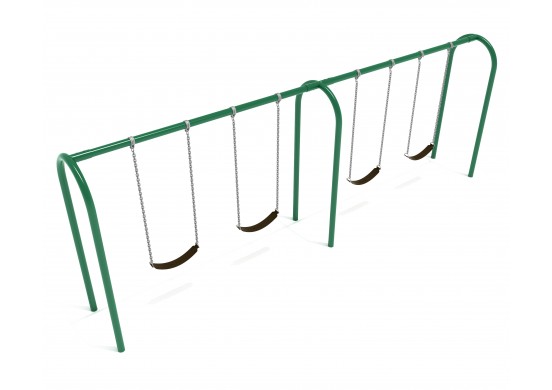 2 Bay Arch Post Frame with Hangers and 2 Bay Belt Seat Package – The ...