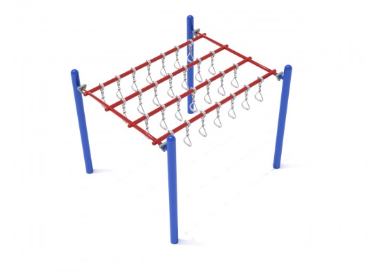 Quintuple Straight Swinging Ring Ladder – The Playground Store