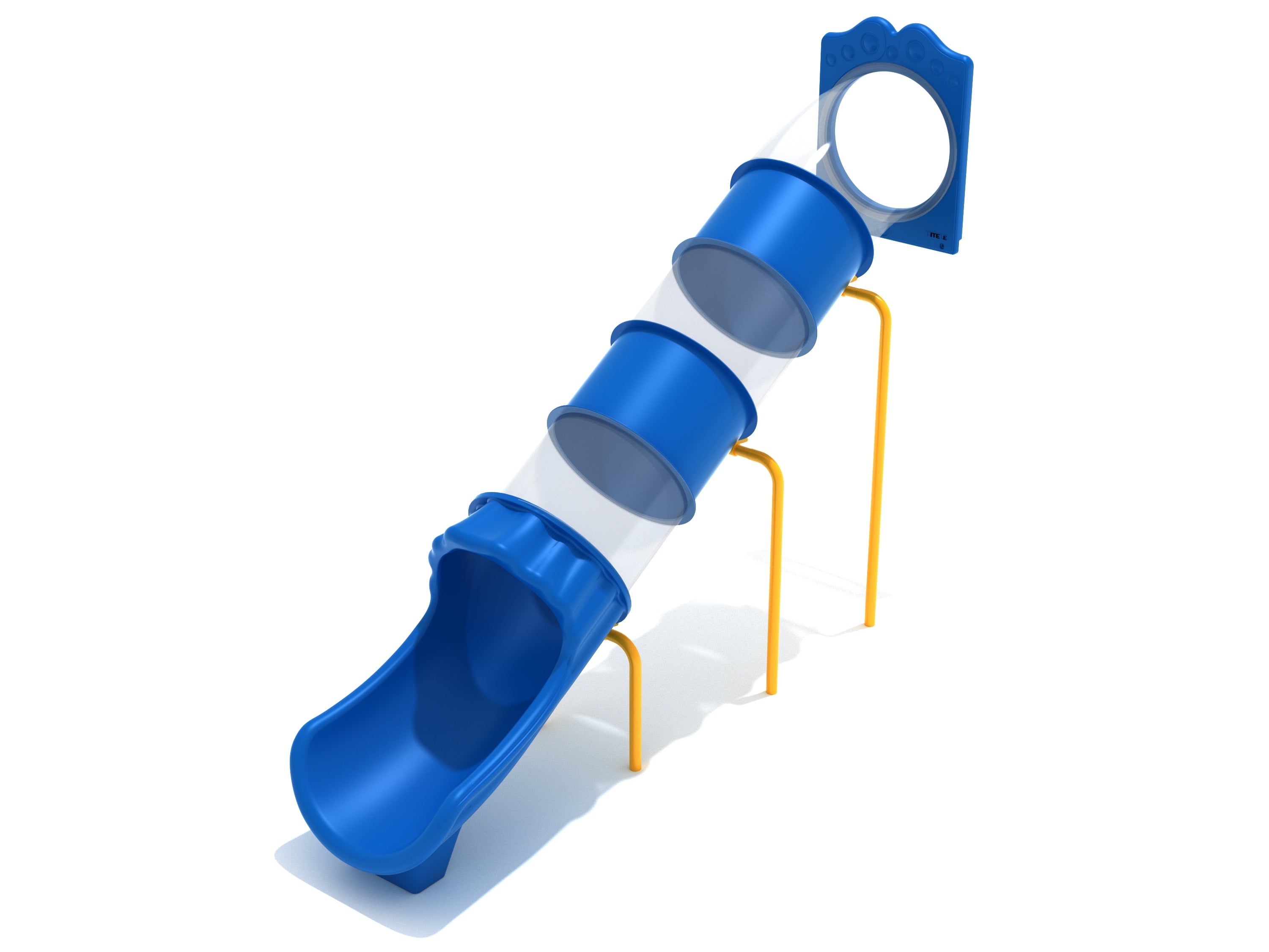 7 Foot Single Straight Tube Slide Component - Slide and Supports – The ...
