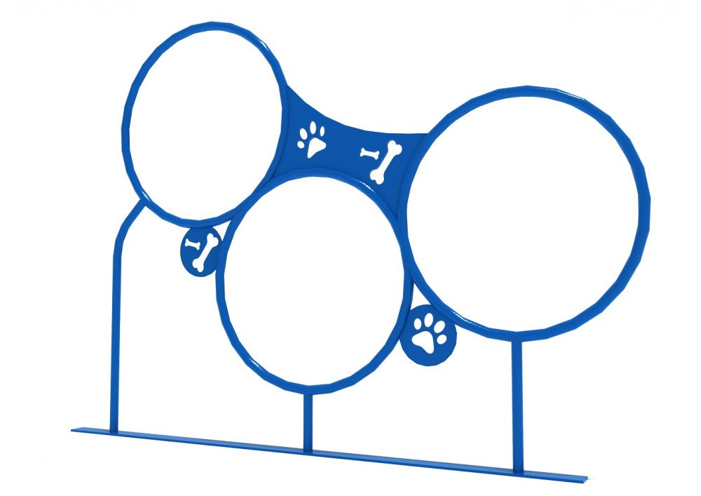 Three Hoop Dog Rings – The Playground Store